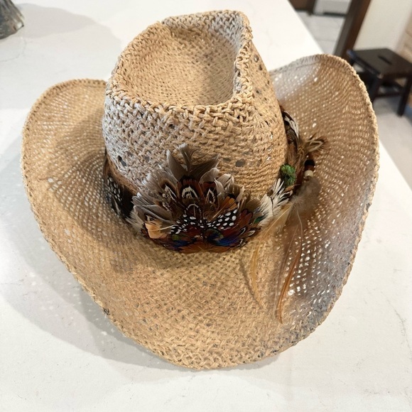 Stetson | Accessories | Stetson Road Runner Cowboy Hat Feather And ...